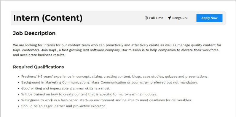 Intern(content) - RapL